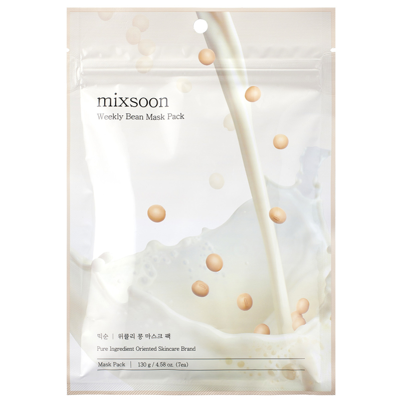 Mixsoon Weekly Bean Mask Pack (7 pcs) | Breed assortiment en snel